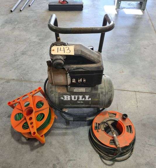 Bull Portable Air Compressor with Accessories - Adam Marshall Land ...