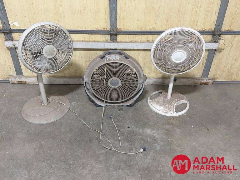 (3) Floor Fans - Adam Marshall Land & Auction, LLC