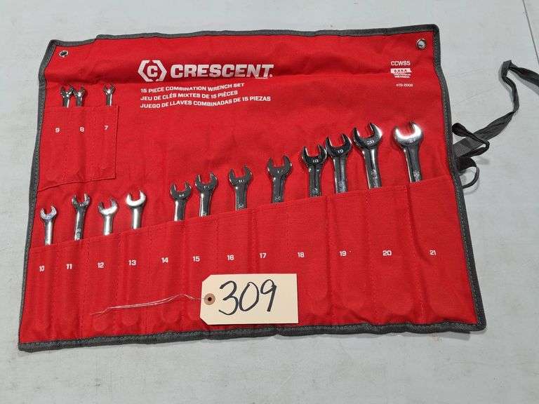 Crescent 15-Piece Metric Combination Wrench Set, Model CCWS5 - Adam ...