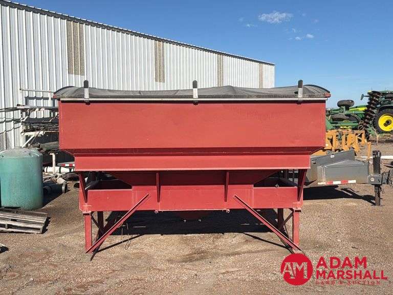 Gravity Seed Hopper w/ Surco Roll Tarp - Adam Marshall Land & Auction, LLC