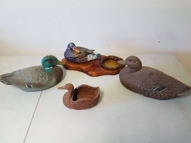 Duck-Themed Figurines and Decor Items - Adam Marshall Land & Auction, LLC