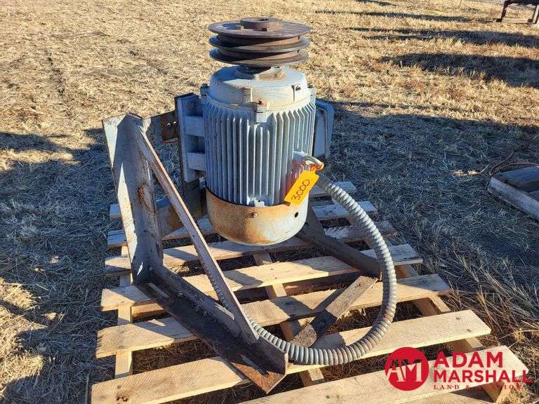Industrial Electric Motor - Adam Marshall Land & Auction, LLC