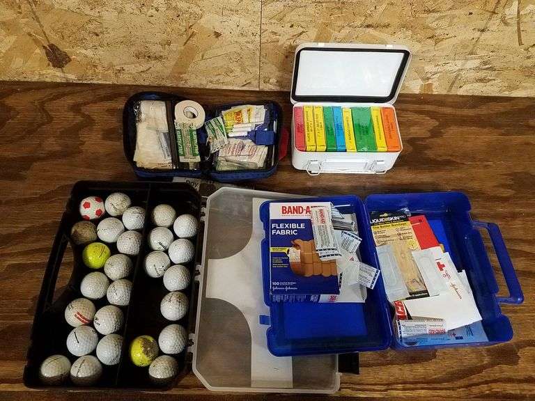 First Aid Kits and Golf Balls in Storage Cases - Adam Marshall Land ...