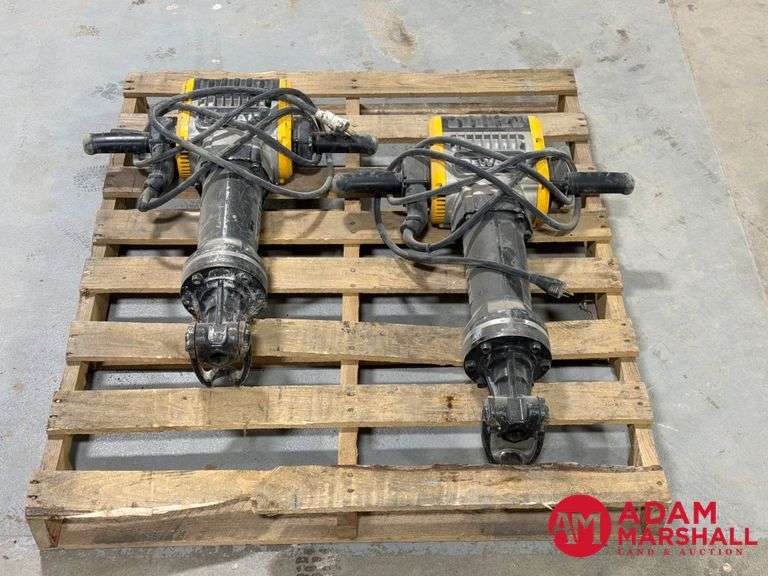 (2) Dewalt D25980 Pavement Breakers - Adam Marshall Land & Auction, LLC