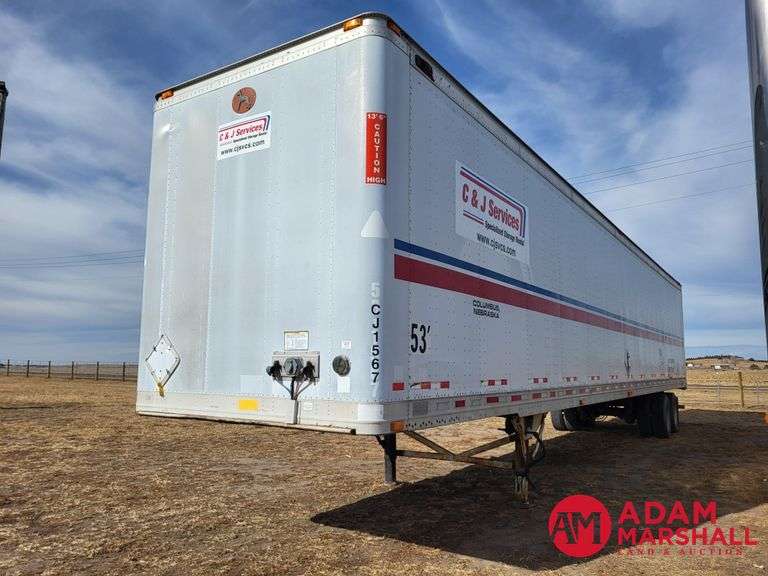 2001 Great Dane Van Trailer - 53FT - Adam Marshall Land & Auction, LLC