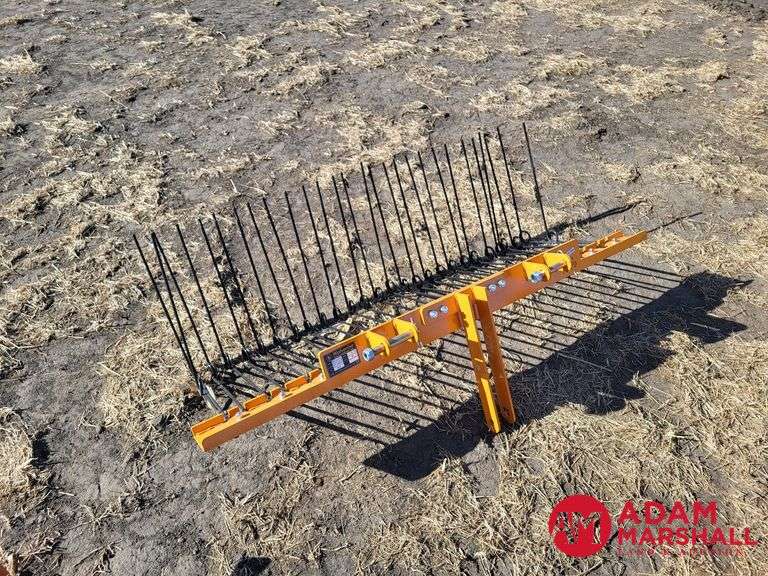 Unused Wolverine Grass Rake - 3PT - Adam Marshall Land & Auction, LLC