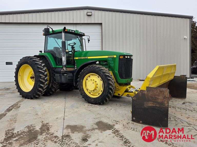 1999 John Deere 8200 MFWD Tractor - Adam Marshall Land & Auction, LLC