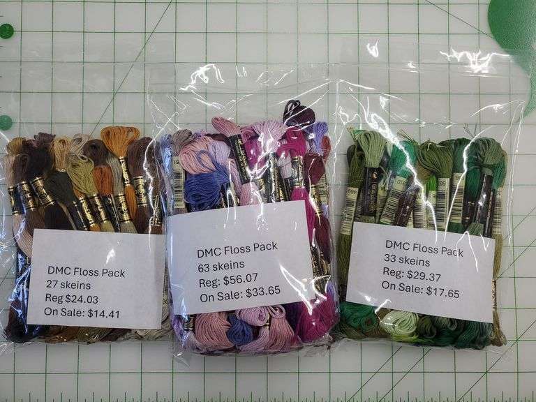 DMC Floss Packs - Marquette Auction Services