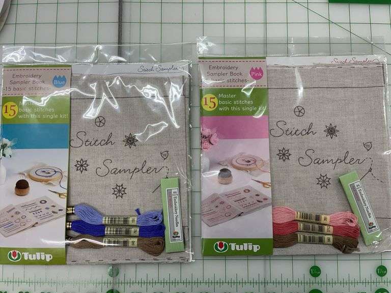 Embroidery Sampler Books - Marquette Auction Services
