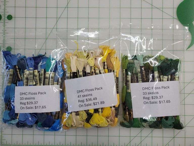 DMC Floss Packs - Marquette Auction Services