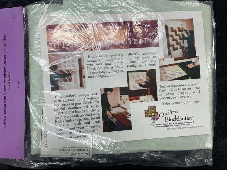 Quilters Block Butler 3’x3’ - Marquette Auction Services