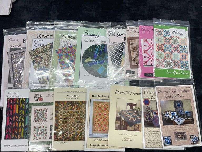 Quilt Patterns/Books - Marquette Auction Services