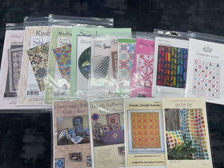 Quilt Patterns/Books - Marquette Auction Services