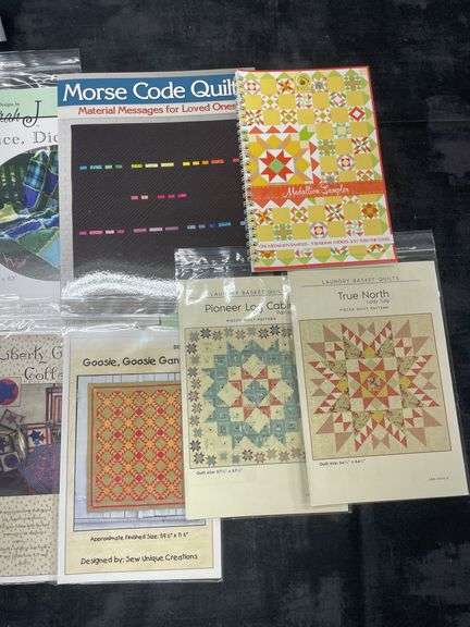 Quilt Patterns/Books - Marquette Auction Services