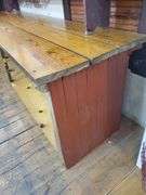 11' Country Store front counter - Marquette Auction Services