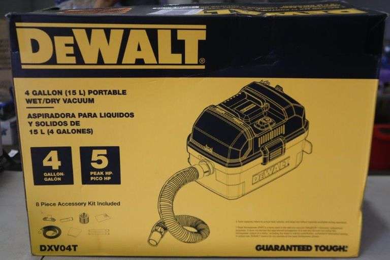 Dewalt 4 Gallon Shop Vac