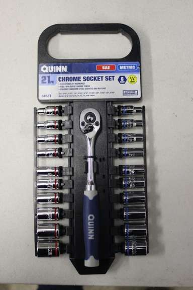 Quinn 21Pc Socket Set - Matthews Auctioneers