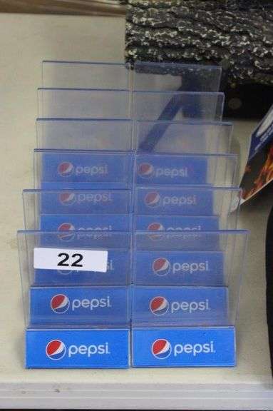 (Set of 12) Pepsi Restaurant Table Displays - Matthews Auctioneers