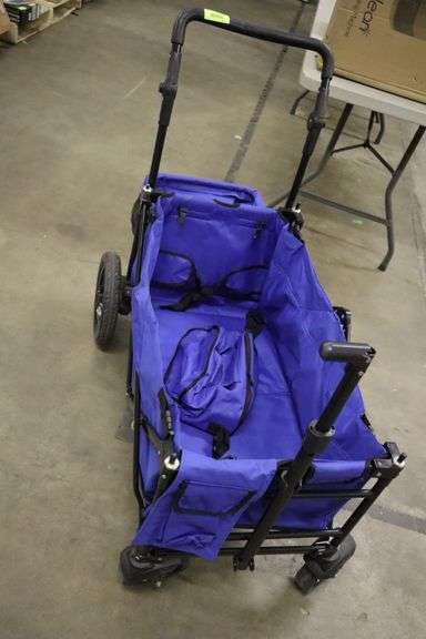 Push and pull wagon - Has a broke handle on one side - Matthews Auctioneers