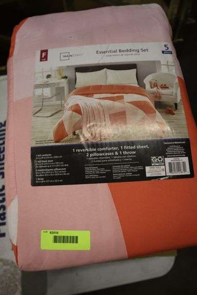 (2) Mainstays 5 pc full size essential bedding set - Matthews Auctioneers
