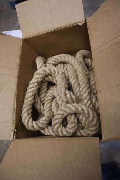 Burlap rope - Matthews Auctioneers