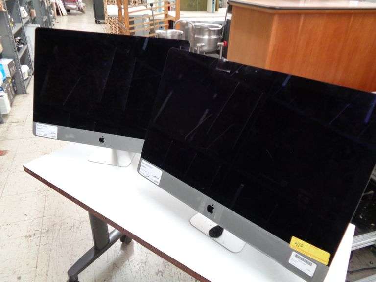 2 -APPLE IMAC CRACKED SCREEN - Matthews Auctioneers