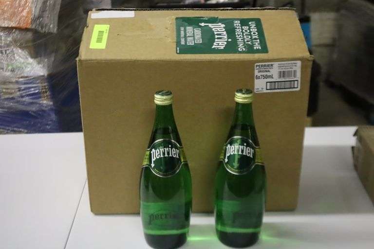 Case of 6 Perrier Mineral Water - Matthews Auctioneers