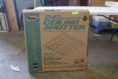 Master Flow 24" Whole house fan ceiling shutter - Matthews Auctioneers