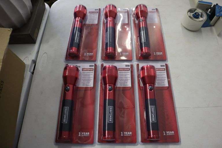 (6) Craftsman LED Flashlight - Matthews Auctioneers
