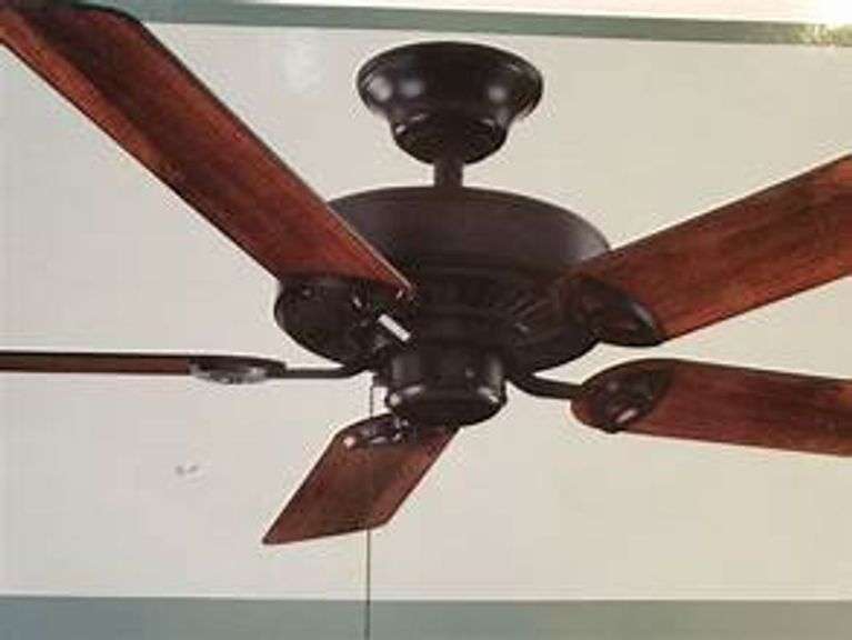 Farmington 52 in. Indoor Natural Iron Ceiling Fan - Matthews Auctioneers