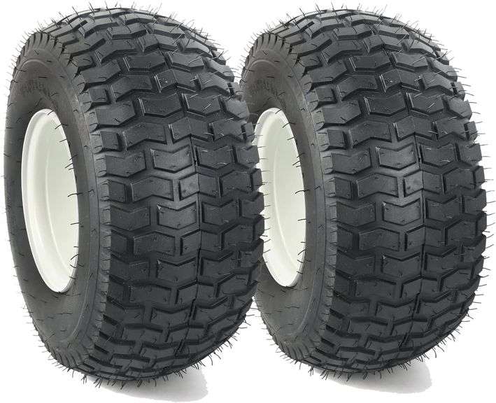 (2-Pack) 18 Tubeless Tires On Rims - 18x8.5-8 Tire and Wheel Assemblies ...