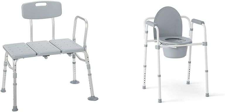 Drive Medical 12011KD-1 Tub Transfer Bench for Bathtub, Height ...