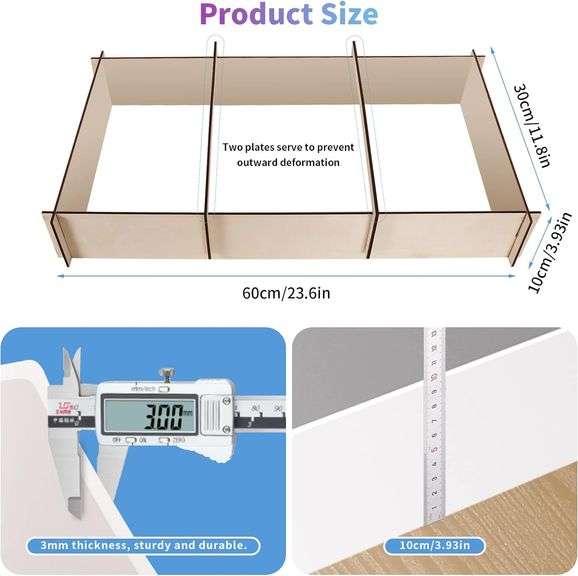 Extra Large Resin Molds, 24 Inch Rectangle Epoxy Resin Silicone Tray ...