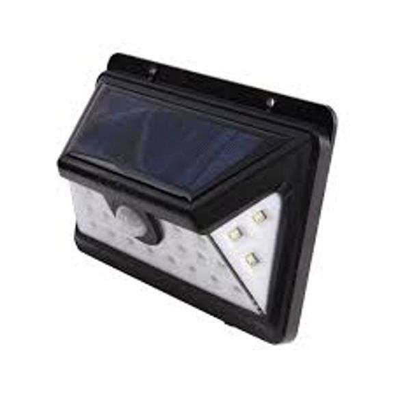 Ever Brite 4.8-Watt Equivalent Black Motion Activated Outdoor ...