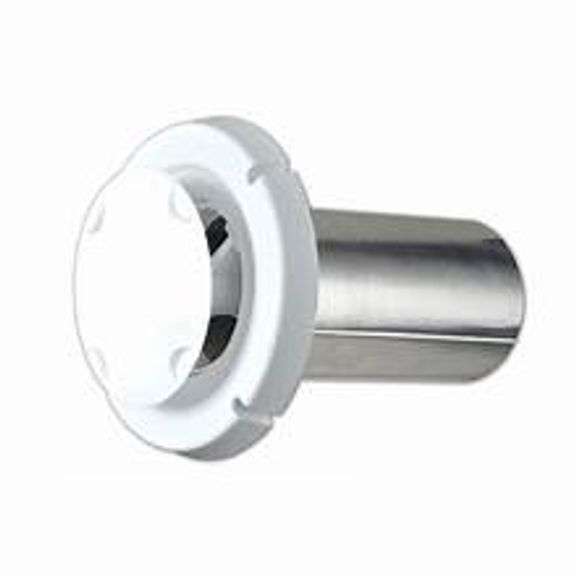 EVERBILT 4 in. Spring Loaded Exhaust Hood in White - Matthews Auctioneers