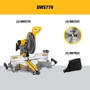 DEWALT Miter Saw 12 Inch Double Bevel Sliding Compound Stainless Steel ...
