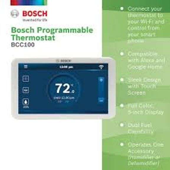 Bosch BCC100 Connected Control 7-Day Wi-Fi Internet 4-Stage ...