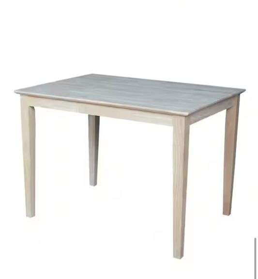 Unfinished Shaker Dining Table (Missing Legs) - Matthews Auctioneers