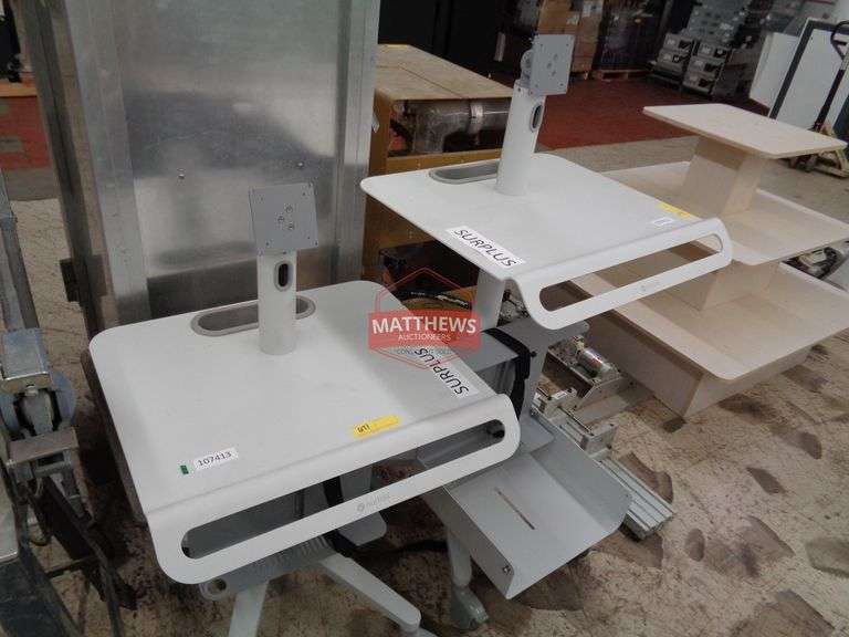 2 EACH-MONITOR STAND - Matthews Auctioneers