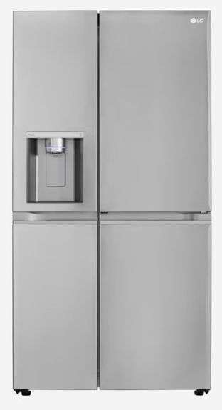 LG Craft Ice 27.1-cu ft Smart Side-by-Side Refrigerator with Dual Ice ...