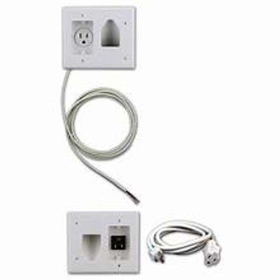 COMMERCIAL ELECTRIC Flat Panel TV Cable Organizer Kit - Matthews ...