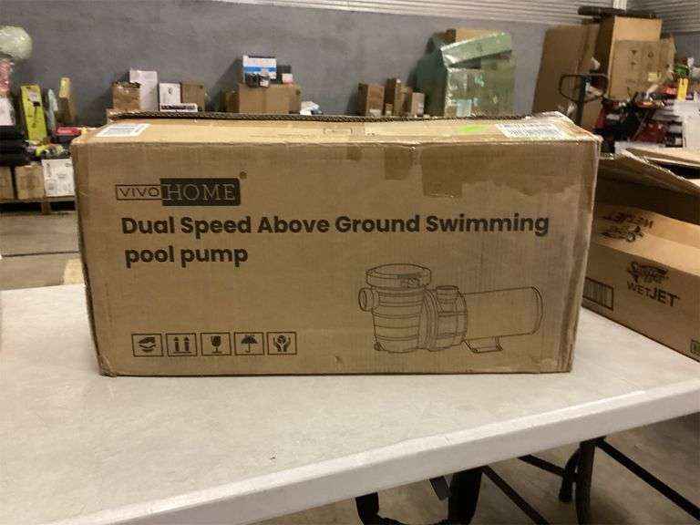 VIVO HOME Dual Speed Above Ground Swimming Pool Pump - Matthews Auctioneers