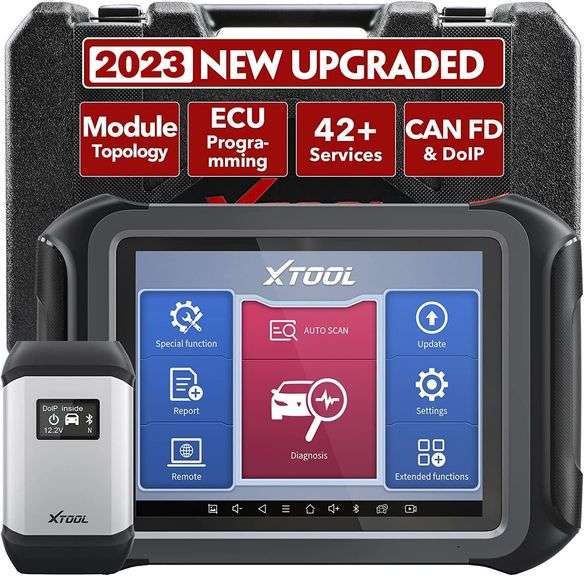 XTOOL D9 PRO Diagnostic Tool [2023 New Upgraded], Topology Map, ECU ...