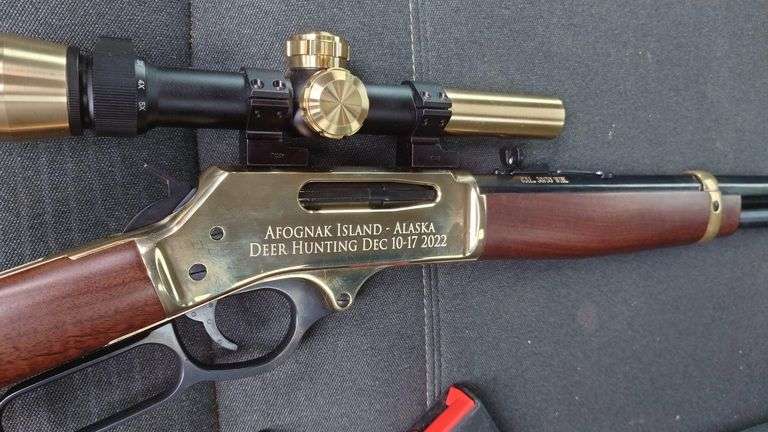 Matt Snader 1st Edition Engraved Henry 30-30 Lever Action rifle ...