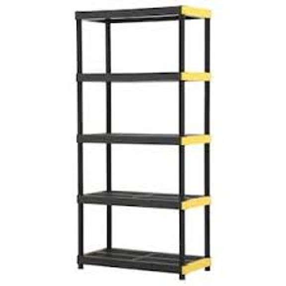 PROJECT SOURCE Commander Plastic Heavy Duty 5-Tier Utility Shelving ...