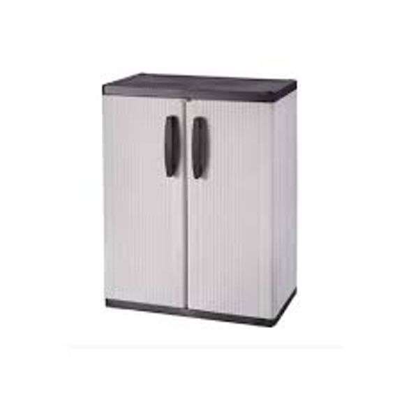 Plastic storage cupboards for garage store