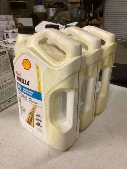 (3) Shell Rotella T4 Triple Protection 15W-40 Diesel Engine Oil - 1 ...