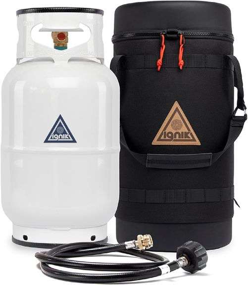 Ignik Refillable Gas Growler X 10-Pound Propane Tank with Carry Case ...