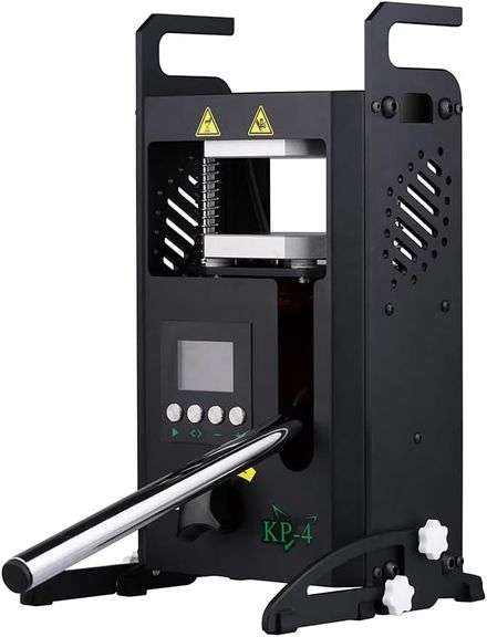 Heat Press Machine with LCD Screen Dual Heating Plates 4 Tons Manual ...