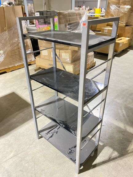 Metal 4-Tier Shelf - Matthews Auctioneers